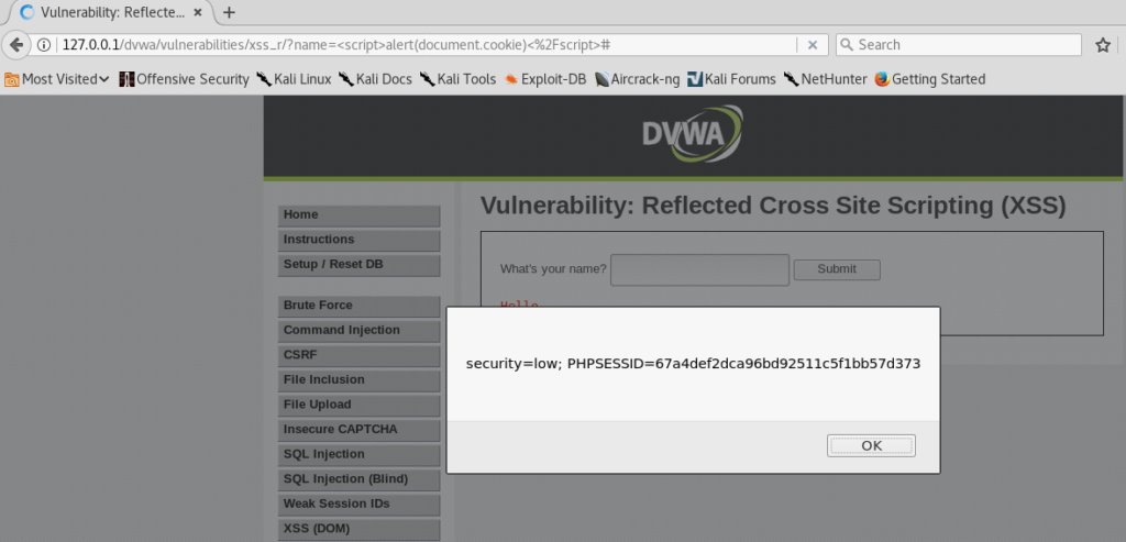 DVWA Part 2: Exploiting Cross-Site Scripting (XSS) Vulnerabilities - Insecurity Matters Blog