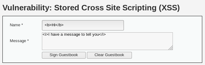 Dvwa Part 2 Exploiting Cross Site Scripting Xss Vulnerabilities Insecurity Matters Blog