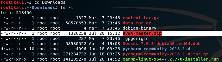 Installing Damn Vulnerable Web Application Dvwa Using Xampp In Kali Linux Insecurity Matters